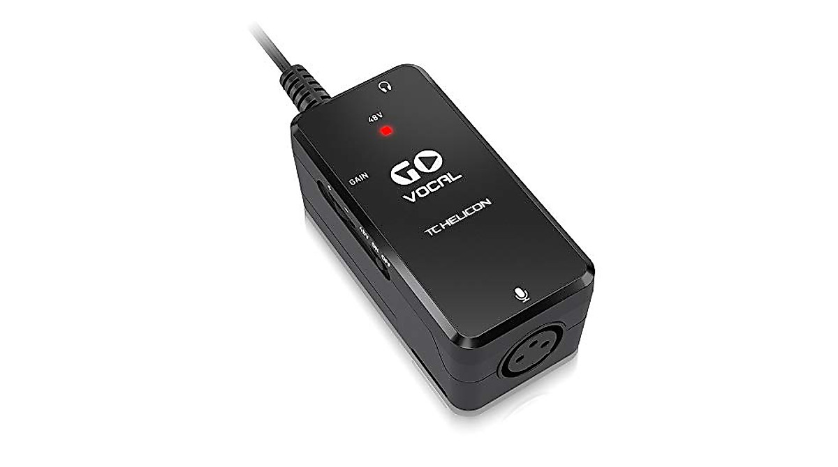 TC Helicon GO VOCAL Microphone Preamp for Mobile Recording