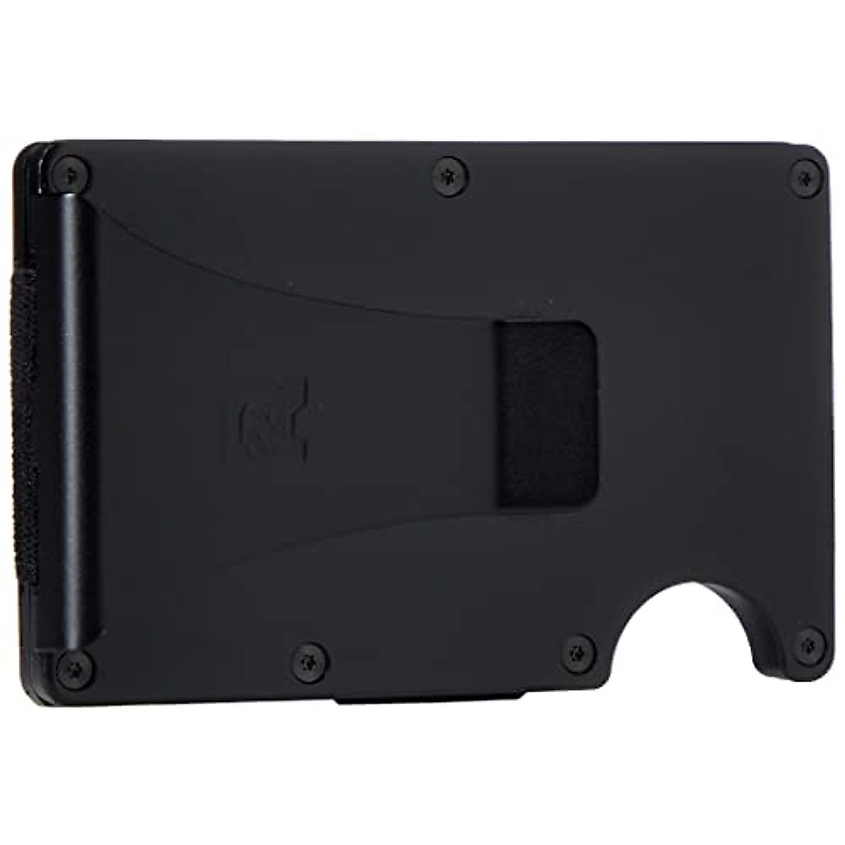 The Ridge Titanium Money Clip, Wallet Thinner Than Smartphones, Black