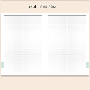 B6 Undated Monthly Weekly Planner Inner Core Time Management Weekly Schedule Book for Full Year Timeline Agenda Notebook Refill Paper (B6 inner core)