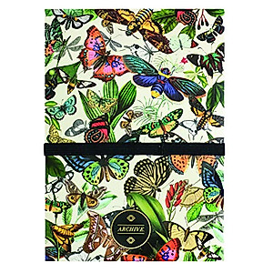 Portico Designs Blank Notecard Set with Card Wallet for Notecards Archive Collection Stationary Set, 10-Count, A Little Note