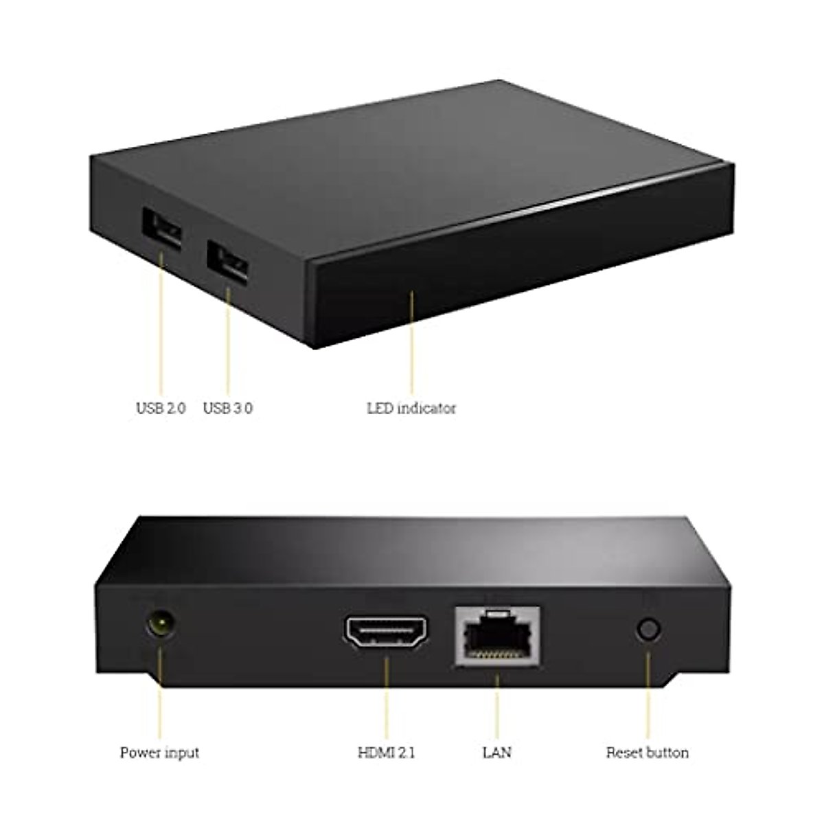 Newest 2022 Doordarshan Mag 540W3 4K, Built-in Dual Band 2.4G/5G WiFi, HDMI Cable (Much Faster Than Old Mag 324w2, 424W3, 524w3 and 522w3) Black
