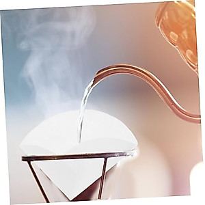 OSALADI 2 Boxes Coffee Filter Paper Tea Infuser Coffee Dripper Filter Coffee Strainer Paper Coffee Maker Filters Coffee Filtering Tool Coffee Maker Replacement Filters Wood Fiber White