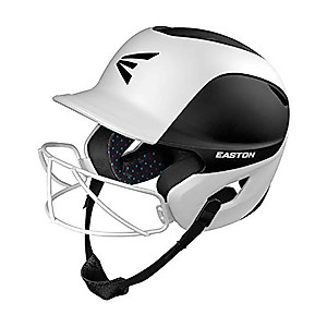 Easton | GHOST Softball Batting Helmet | Two-Tone Matt Black/White | Large/XLarge