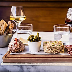 Extra Large Acacia Wood Cutting Board for Kitchen, 24 x 18 Inch Large Butcher Block Chopping Board with Juice Groove, Thick Wood Cutting Boards Carving Board for Turkey Meat Vegetables BBQ