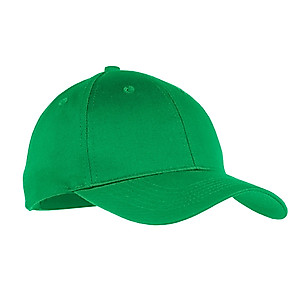 Port & Company Youth Six-Panel Twill Cap 20F Kelly Green