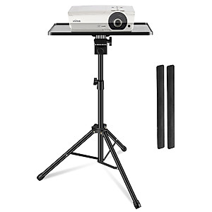 InnoGear Projector Tripod Stand, Foldable Laptop Stand, DJ Equipment Stand Folding Tripod Stand Computer Stand Height Adjustable from 21" to 54" for Office Home Stage Studio Outdoor