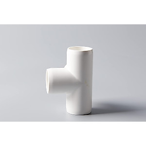 Rainbow Dream 4-Way 3/4 Inch PVC Elbow Corner Tee Fittings, 4 Way PVC Pipe Fitting Connectors - Build Heavy Duty Furniture Grade for 3/4 inch PVC Pipe - 8 Pack, White