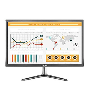 19 Inch PC Monitor(1440x900),60 Hz, 5 ms,Brightness 250 cd/m²,Built-in Speaker,HDMI & VGA Interface,Display Screen for Laptop/PS3/PS4/X-Box/PC,Black,Prechen