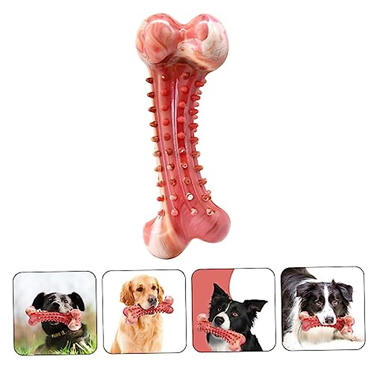 FRCOLOR 1pc pet Teething Stick Puppies Toys Puppy chew Toys Chewing Toys for Puppies Teeth Cleaning Toy Dog Sound Toy Large Dog Gum Toy Dog Interactive Toy Dog Dental Care Toys Dog Toy