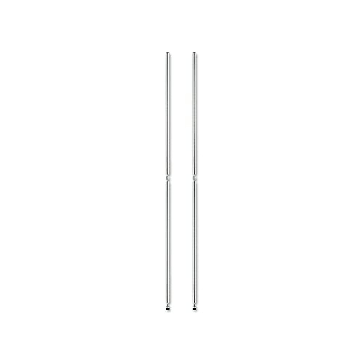 Alera ALE Stackable Posts For Wire Shelving, 36" High, Silver (Pack of 4)