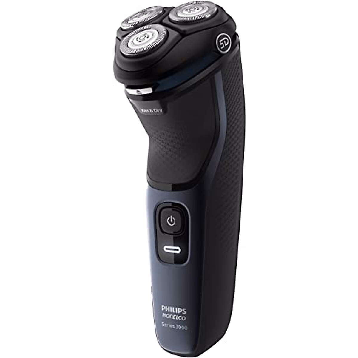 Philips Norelco Shaver for Men Series 3000 Rechargeable Wet/Dry Mens Electric Shavers Electric Razor for Men- Modern Steel Metallic