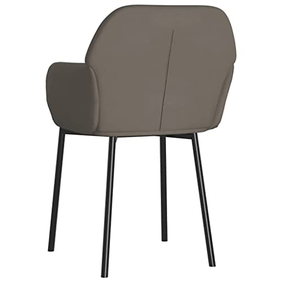 vidaXL Dining Chairs 2 pcs Dark Gray Velvet