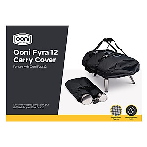 Ooni Fyra 12 Carry Cover - Pizza Oven Cover Pizza Oven Cover - Pizza Oven Carry Cover Accessories - Outdoor Pizza Oven Accessories