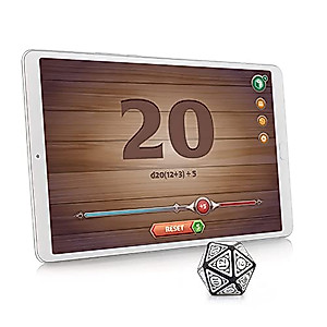 GoDice D20 Connected – The World’s First Connected Polyhedral Dice for Online RPG Play. Connects to Roll20, Foundry VTT, and Discord Platforms. Physical Die, Real-Time Calculations. Cool Tech Inside
