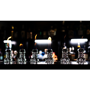 Shot glasses, glasses set 6 pack for whiskey, vodka, tequila, liquor, bachelorette party, funny gifts, 1.35 oz/40 ml -each