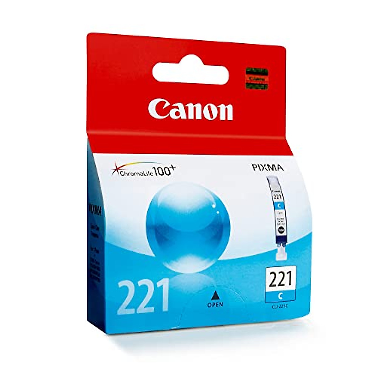 Canon CLI-221 Cyan Ink Tank Compatible to MP980, MP560, MP620, MP640, MP990, MX860, MX870, iP4600, iP3600, iP4700