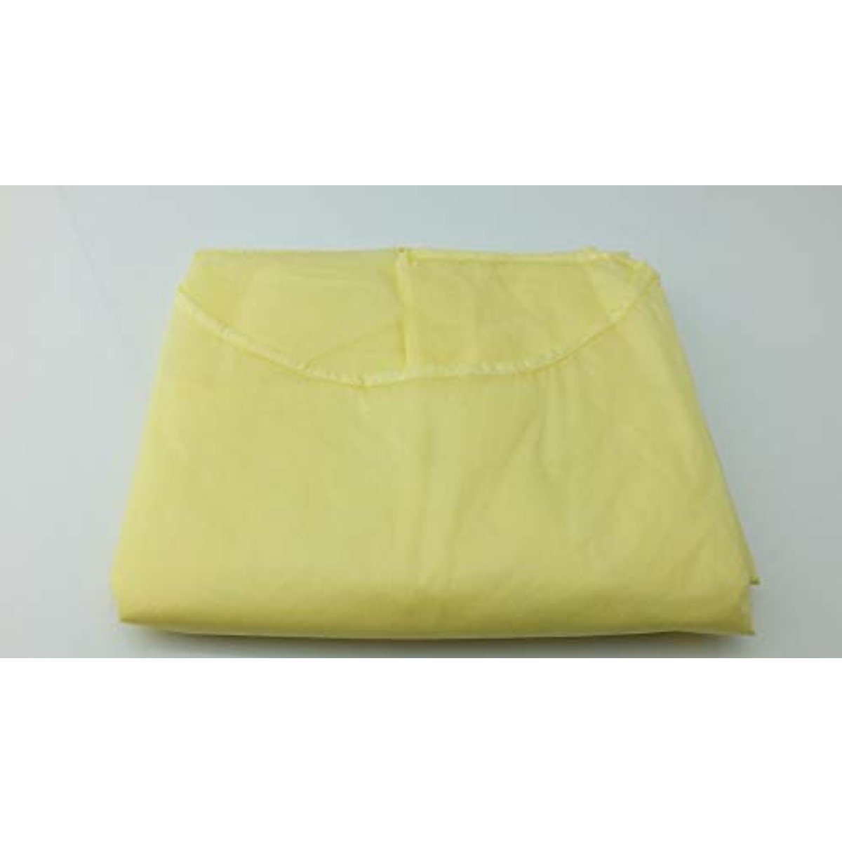 Disposable Protective Isolation Gown with Elastic Cuff,Latex Free,Non-Woven, Fluid Resistant,ONE Size FITS All,(Pack of 10) Yellow