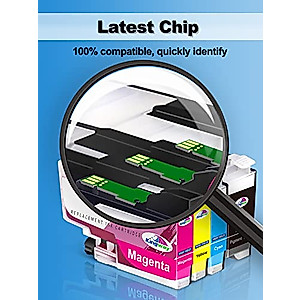 Compatible for Brother LC3033 Ink Cartridges Replacement for LC3033 BK/C/M/Y Ink Cartridges Brother use with Brother MFC-J995DW MFC-J995DWXL MFC-J815DW MFC-J805DW MFC-J805DWXL, 4 for LC3033 LC3035 Ink