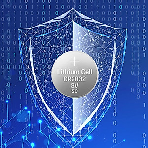 Rakopidy CR2032 Battery 3 Volt Lithium Coin Cell 2032 Batteries - (100-Count)