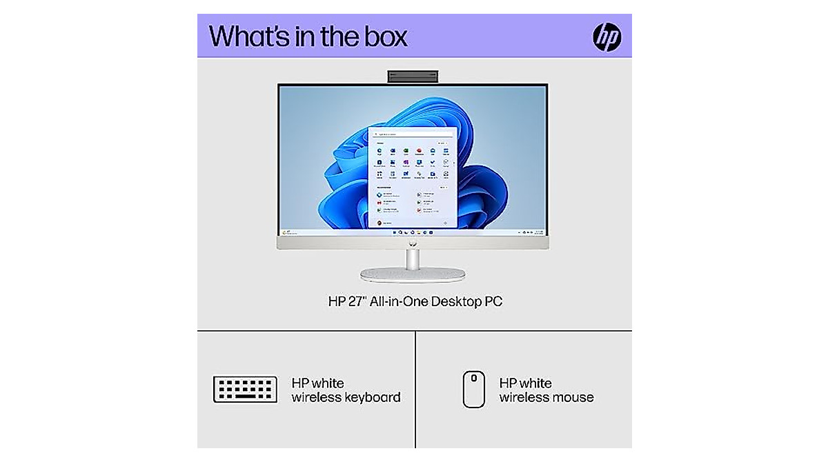 HP 27" All-in-One PC | 13th Gen Intel Core i7