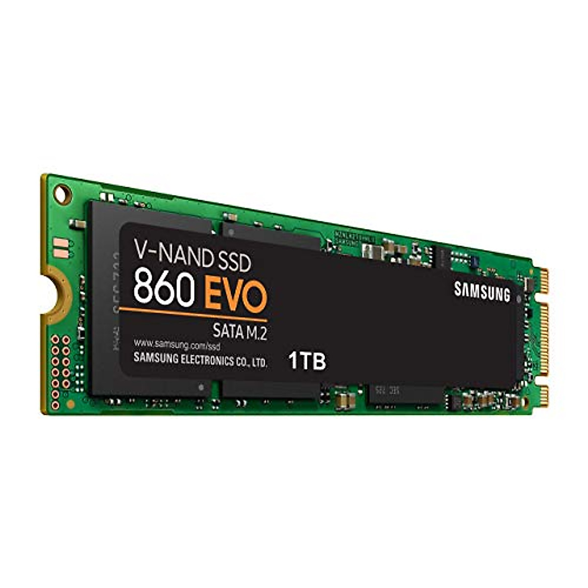 SAMSUNG 860 EVO SSD 1TB - M.2 SATA Internal Solid State Drive with V-NAND Technology (MZ-N6E1T0BW)