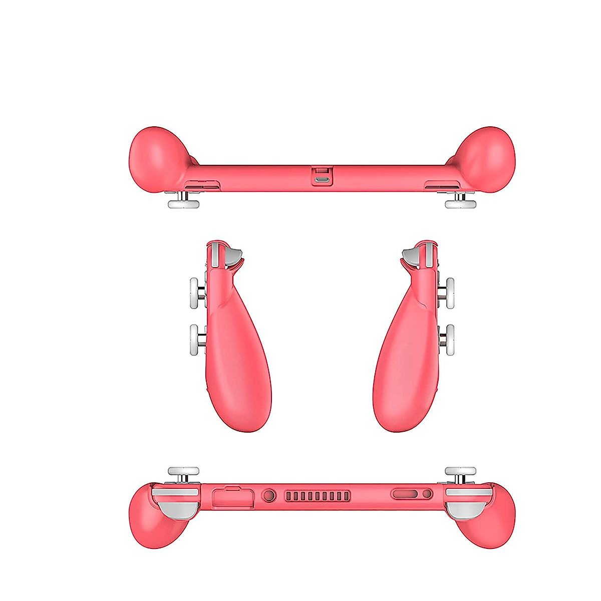 Grip for Nintendo Switch Lite, Comfortable and Ergonomic Switch Lite Grip - Accessories for Nintendo Switch Lite (Coral)