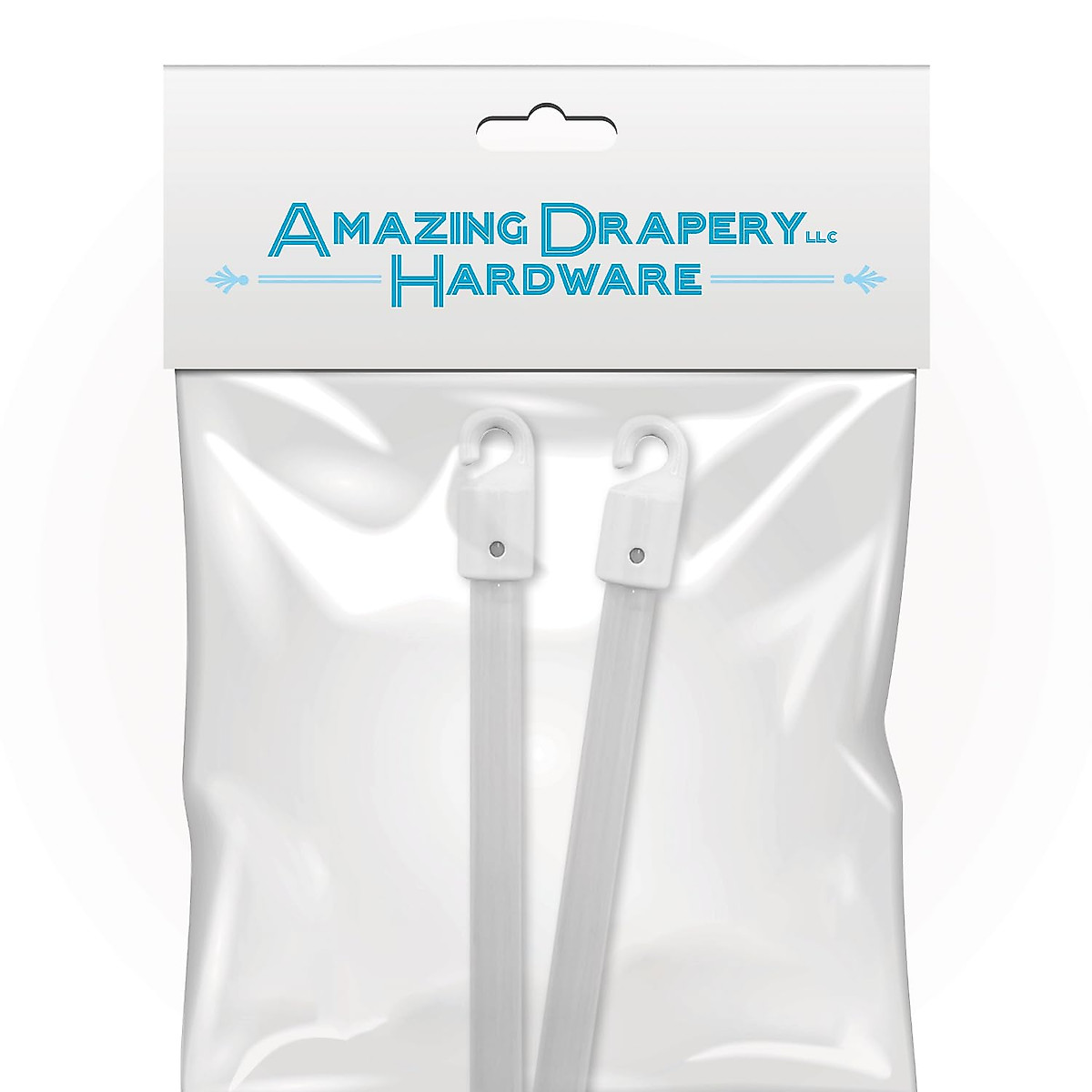 Amazing Drapery Hardware Premium White PVC Vertical Blind Wand, 36-inches, 2 pack - Effortless Installation - Ideal for Wand-Controlled Vertical Blinds - Seamlessly Replace Old or Broken Wands