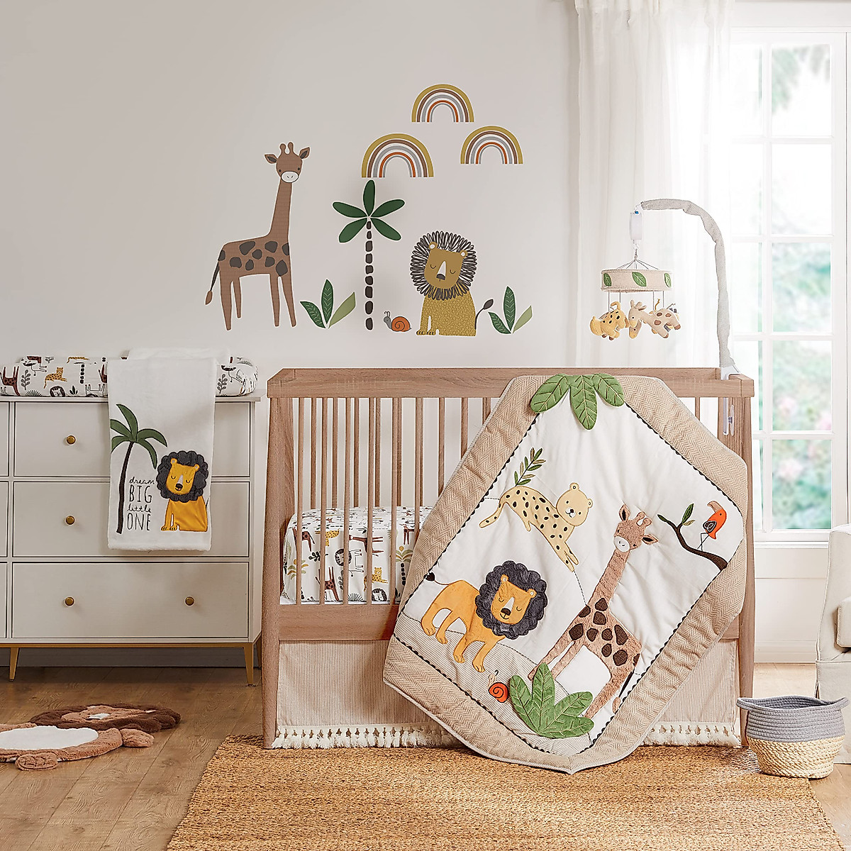 Levtex Baby - Zuma Playmat - Lion - Brown, Taupe and Cream - Nursery Accessories