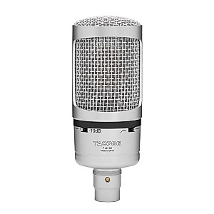 Turnstile Audio Concourse Series TAC700 Multi-Pattern Condenser Microphone, Bundle with H&A Reflection Filter, Silver