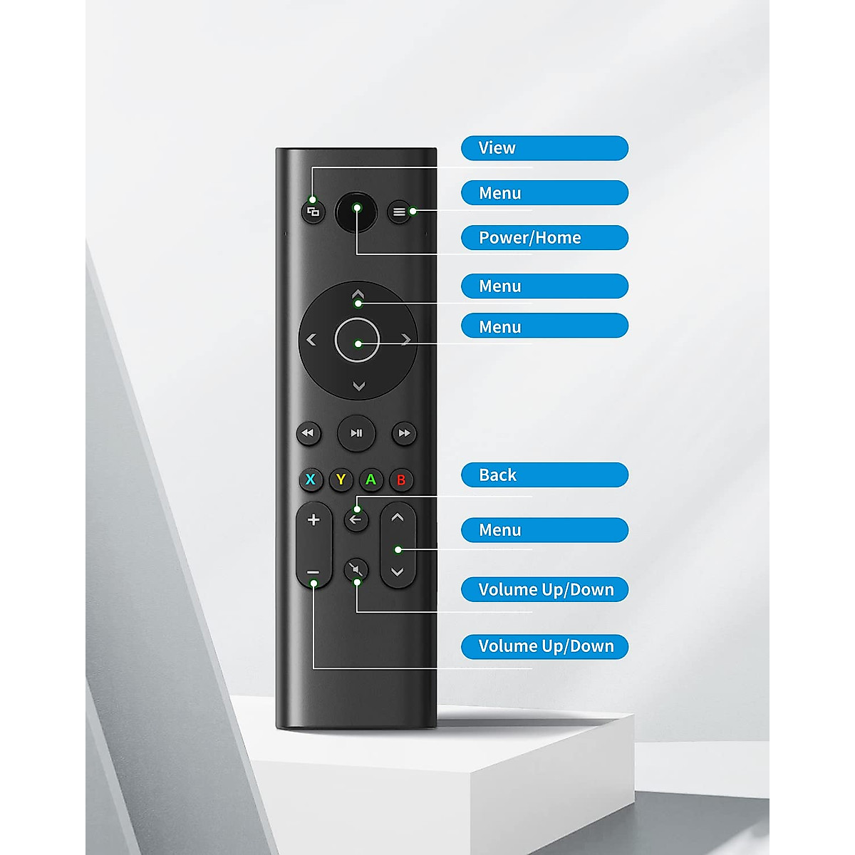 OLCLSS Media Remote Control for Xbox One, Xbox One X|S & Xbox Series X|S - Compatible with Multiple Console Models for Xbox