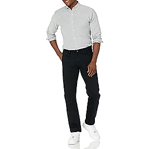Amazon Essentials Men's Athletic-Fit Stretch Jean, Black, 42W x 30L