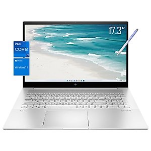HP Laptops 17inch Touch Screen Stylus Pen - Envy i7-1260P 12Core| Windows11| FHD IPS Display 100% sRGB| Wi-Fi 6| 2 Thunderbolt4 USB C| Backlit Keyboard| Webcam (64GB RAM |2TB PCIe SSD)