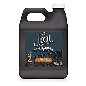 Lexol Leather Conditioner, Use on Furniture, Car Interiors, Shoes, Handbags, Accessories, 101.4 Fl Oz Each