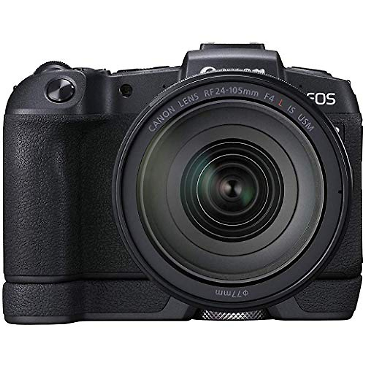 Canon EOS RP Mirrorless Camera with RF 24-105mm F4 L is USM Lens Kit Bundle with Lens Mount Adapter EF-EOS R Adapts EF and EF-S Lenses, 64GB Memory Card, Extension Grip and Accessories (4 Items)