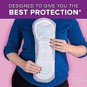 Poise Incontinence Pads & Postpartum Incontinence Pads, 7 Drop Ultra Absorbency, Long Length, 78 Count, Packaging May Vary