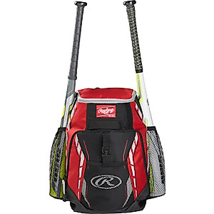 Rawlings | R400 Backpack Equipment Bag | Scarlet