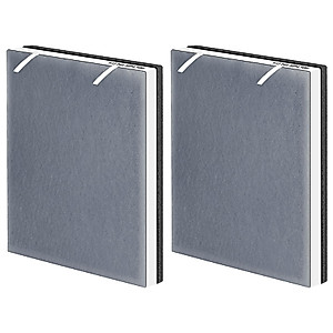 Vital 100 True HEPA Replacement Filter for LEVOIT 100 Air Purifier,High-Efficiency Activated Carbon Filter, Vital 100-RF, 2 Pack, White