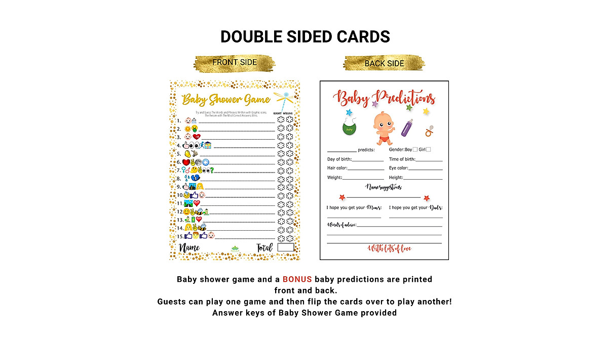 Engaging Baby Shower Games - Fun Guessing Game by LOTUS-A