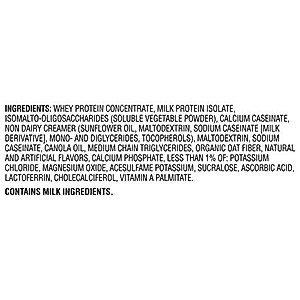 Muscle Milk Genuine Protein Powder, Vanilla Creme, 32g Protein, 5 Pound, 32 Servings