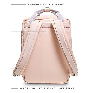 Doughnut Macaroon Sky Series 16L Travel College School Lightweight Casual Bookbag Backpack for Women Girls with Laptop Compartment Fit 14Inch Notebook