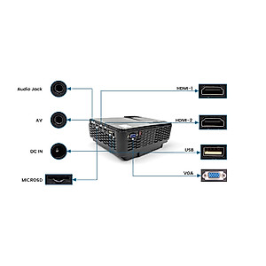 RCA Bluetooth 1080p Home Theatre Projector (Renewed)