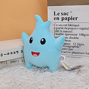 ZYPHYR Surper Blue Star Luma Plush, Glow in The Dark Lumalee Plush Super All Collection Stuffed Animal Doll Cushion Pillow, Birthday Gift for Fans Collectable