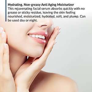 BioTrust Ageless Glow Anti Aging Moisturizer, Skin Brightening Serum with Vitamin C and Hyaluronic Acid, Plant-Based, Naturally Derived Facial Serum (1 fl oz.)