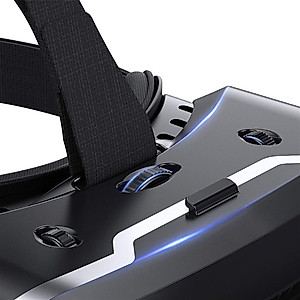 VRSHINECON VR Glasses - 3D Virtual Glasses and Smart Phones Compatible 4.5 to 6.0 inch Screen VR Glasses (Color : Black)