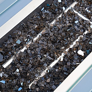 Stanbroil 10-Pound Fire Glass - 1/4 inch Reflective Tempered Fire Glass for Fireplace Fire Pit, Bronze Reflective