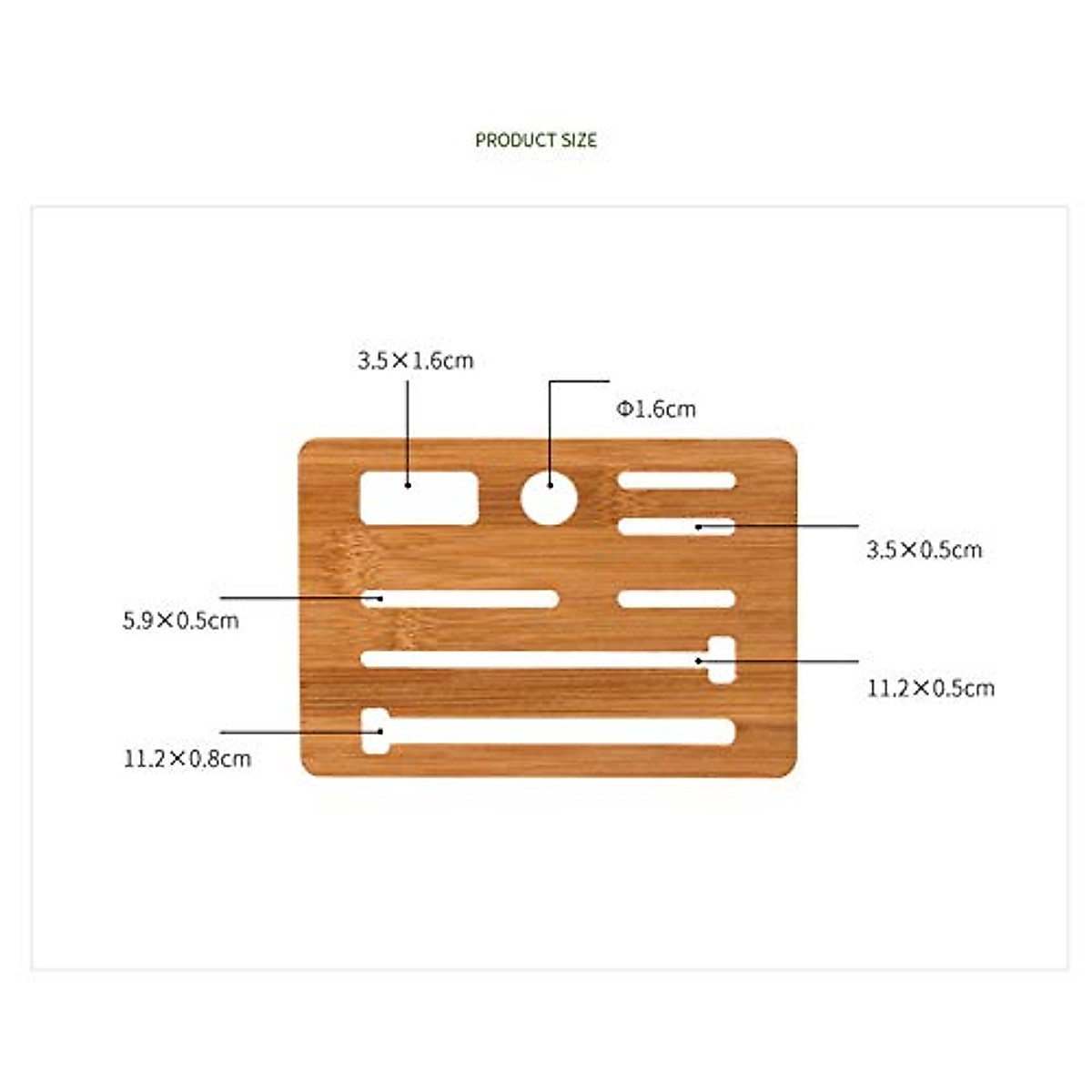 CUJUX Stainless Steel Kitchen Knife Holder White Universal Metal Wood Bamboo Knife Block Rack Multifunction Storage Stand Organizer(Without knife)
