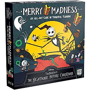 Disney Tim Burton’s The Nightmare Before Christmas Merry Madness | Quick-Rolling Family Dice Game | Great Kids & Family Board Game | Officially-Licensed Merchandise