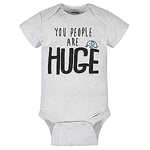 Onesies Brand baby-boys 8-pack Short Sleeve Mix & Match Bodysuits and Toddler T Shirt-Set, White Elephant, Newborn US