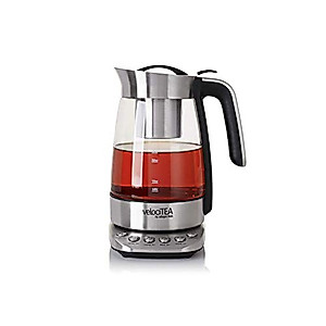 Electric Tea Maker With Variable-Temperature Settings and Keep-Warm Feature