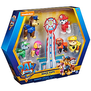 Paw Patrol, Movie Pups Gift Pack with 6 Collectible Toy Figures, Kids Toys for Ages 3 and up